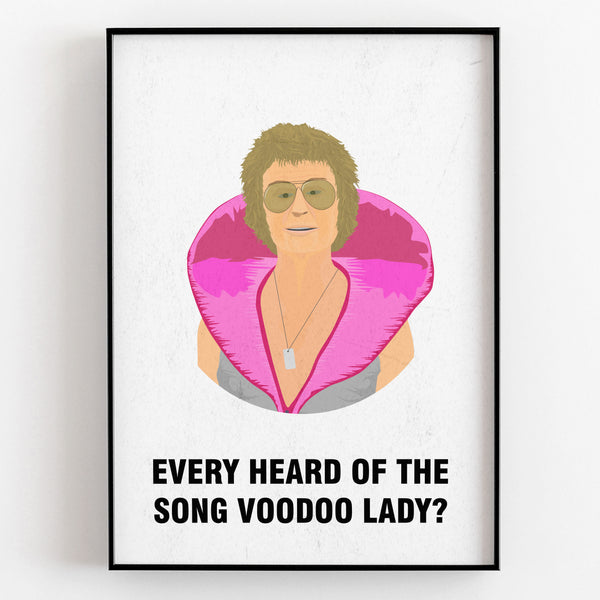 LES McQUEEN, Ever Heard of The Song Voodoo Lady?, Character Quote, The ...